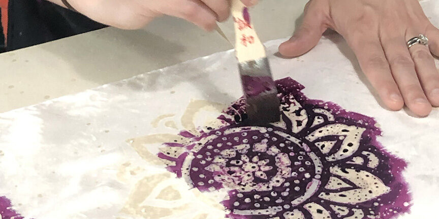 Batik with Handmade Stencils - Kalamazoo Institute of Arts